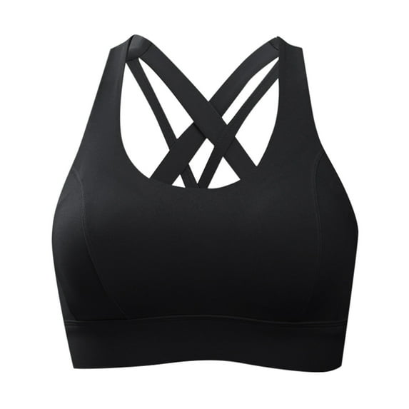 Bibifish Womens Multi Cross Back Sports Bra Wireless sports bra Intense ...