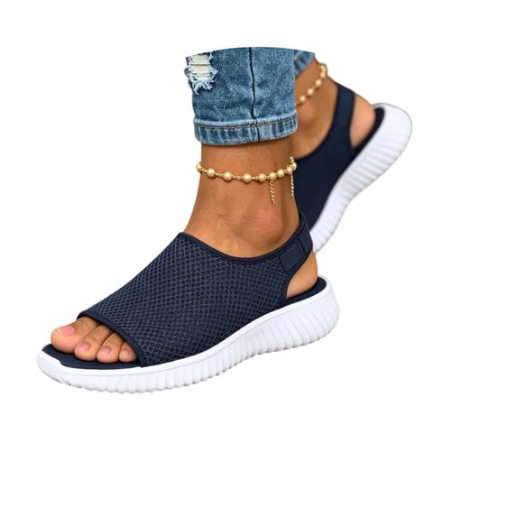 Bibifish Womens Platform Sandals Trendy Open Toe Platform Sole Platform ...
