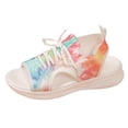 Bibifish Womens Platform Sport Sandals Vibrant Watercolor Floral Lace ...