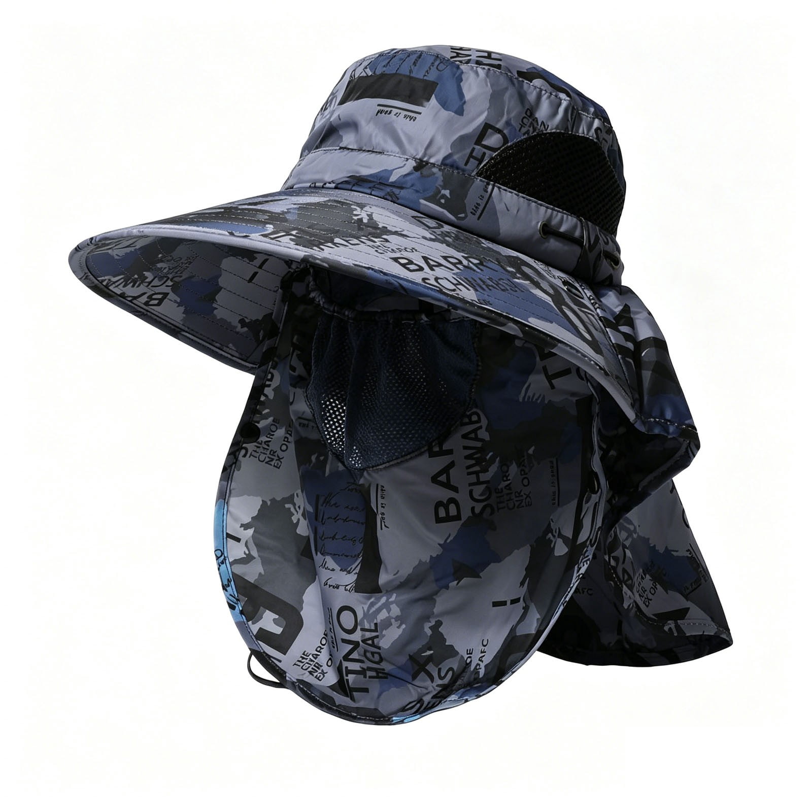 Bibifish Womens Sun Hats Mesh Breathable Full Face Neck Integrated Uv ...