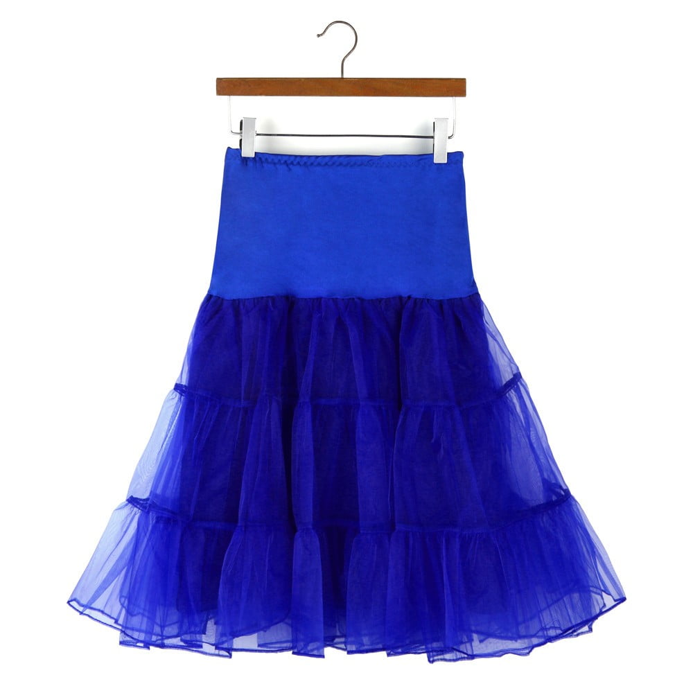 Bibifish Womens Tulle Skirts Elegant High Waist Mesh Puff Skirts Ballet ...