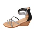 Bibifish Womens Wedge Sandals Sleek Feminine Sturdy Open Toe Multi ...