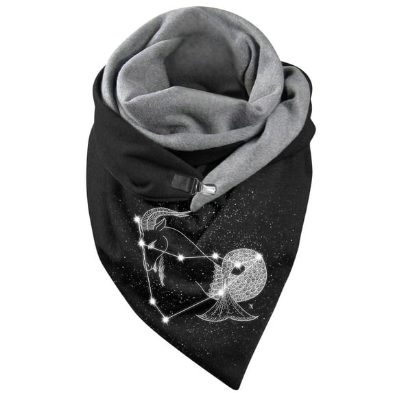 Bibifish Womens casual animal printed Scarf Winter Retro style Warm ...