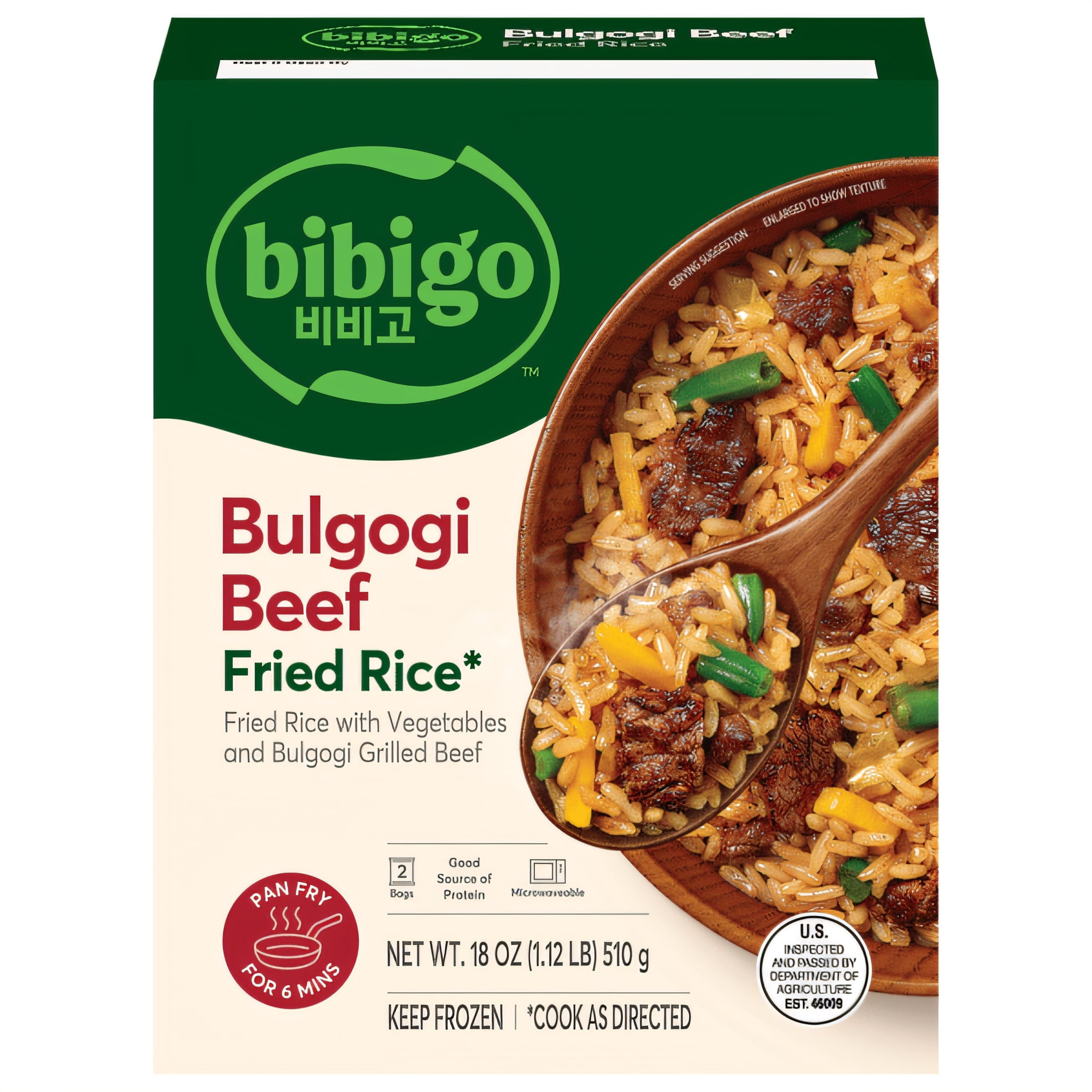 Bibigo Bulgogi Beef Fried Rice, Frozen, 18 oz - Walmart.com