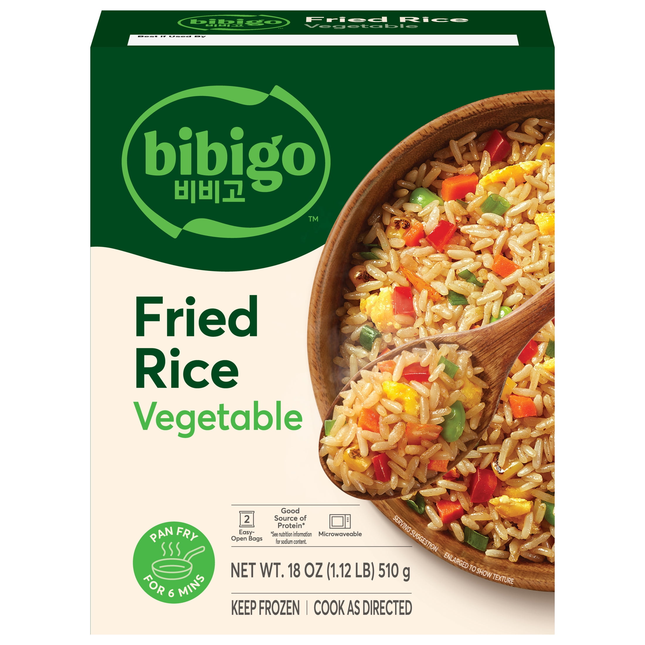 Bibigo Korean Style Vegetable Kimchi Fried Rice, 18.0 oz - Walmart.com