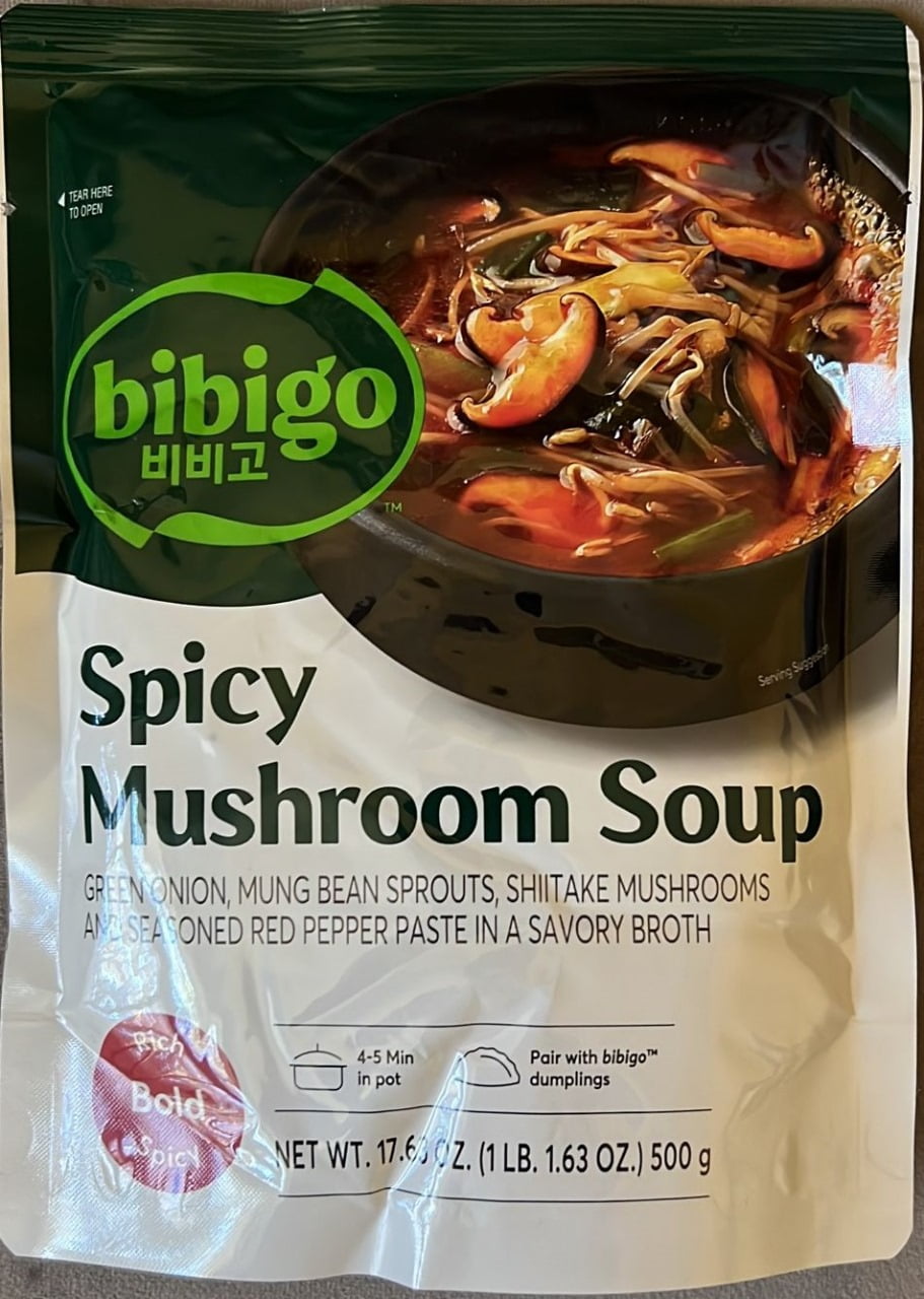 bibigo Spicy Mushroom Soup, Rich Mushrooms, Flavorful Spicy Broth ...