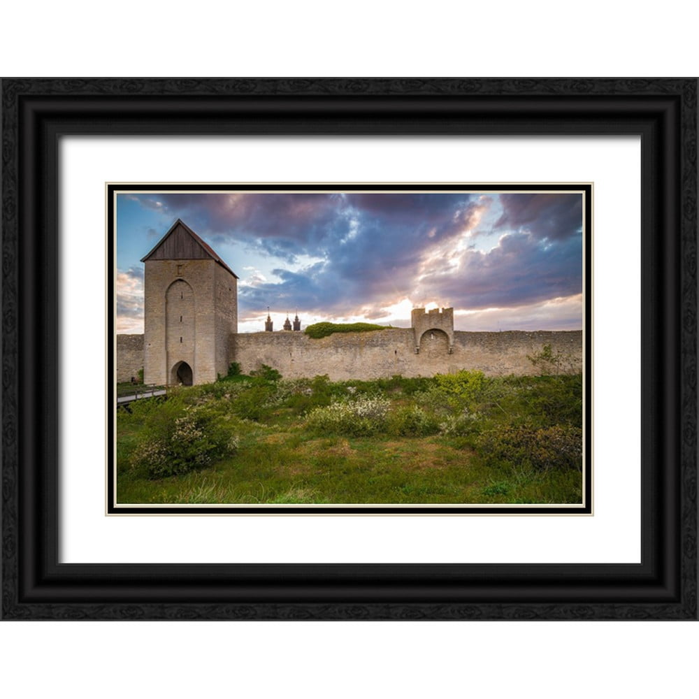 Bibikow, Walter 14x11 Black Ornate Wood Framed with Double Matting ...