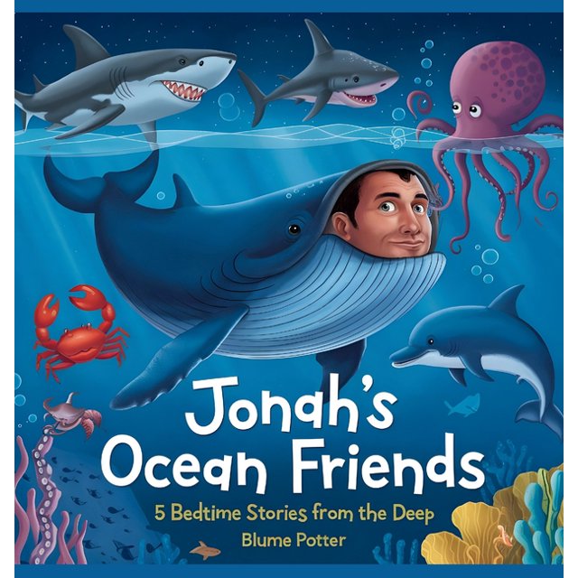 Bible Animal Bedtime Stories for Kids Jonah's Ocean Friends: 5 Bedtime ...