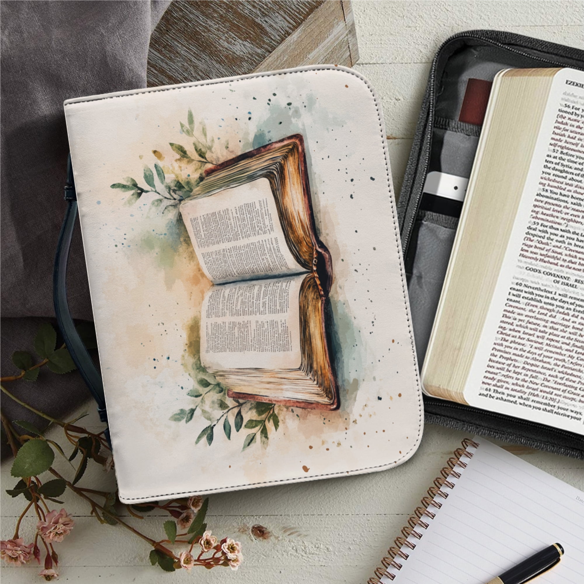 Bible Bags Ladies Storage Christian Bible Cover Case for Women ...