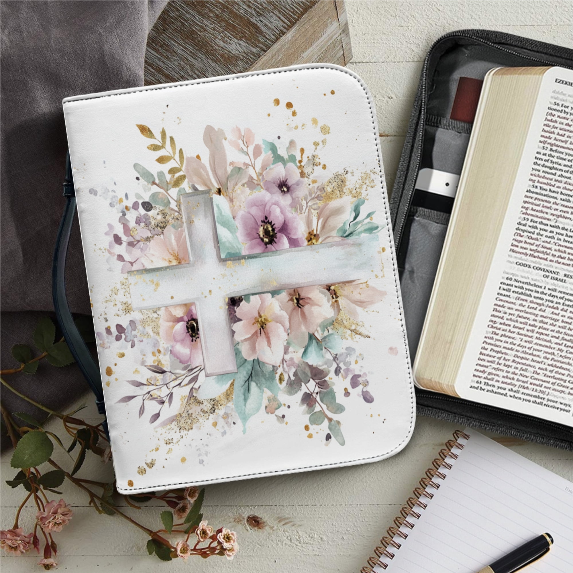 Bible Bags Ladies Storage Christian Bible Cover Case for Women ...