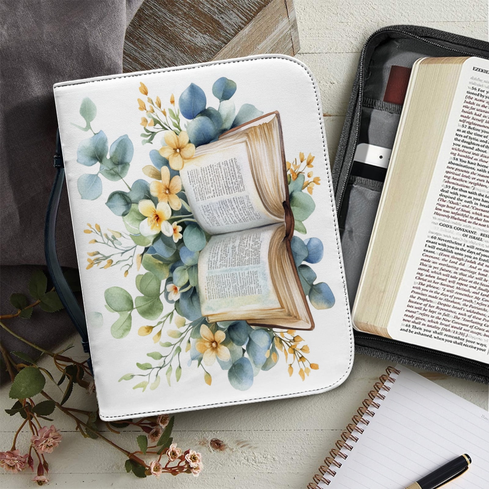 Bible Bags Ladies Storage Christian Bible Cover Case for Women ...