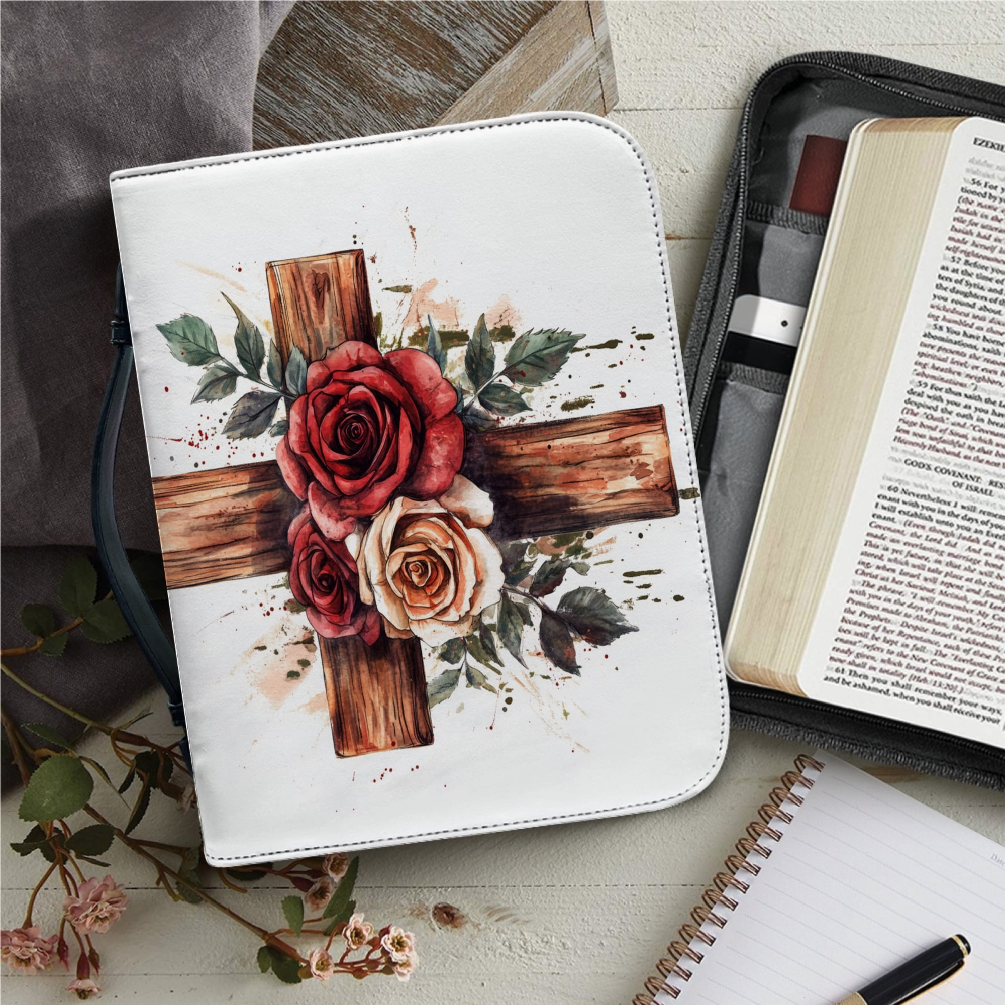 Bible Bags Ladies Storage Christian Bible Cover Case for Women ...