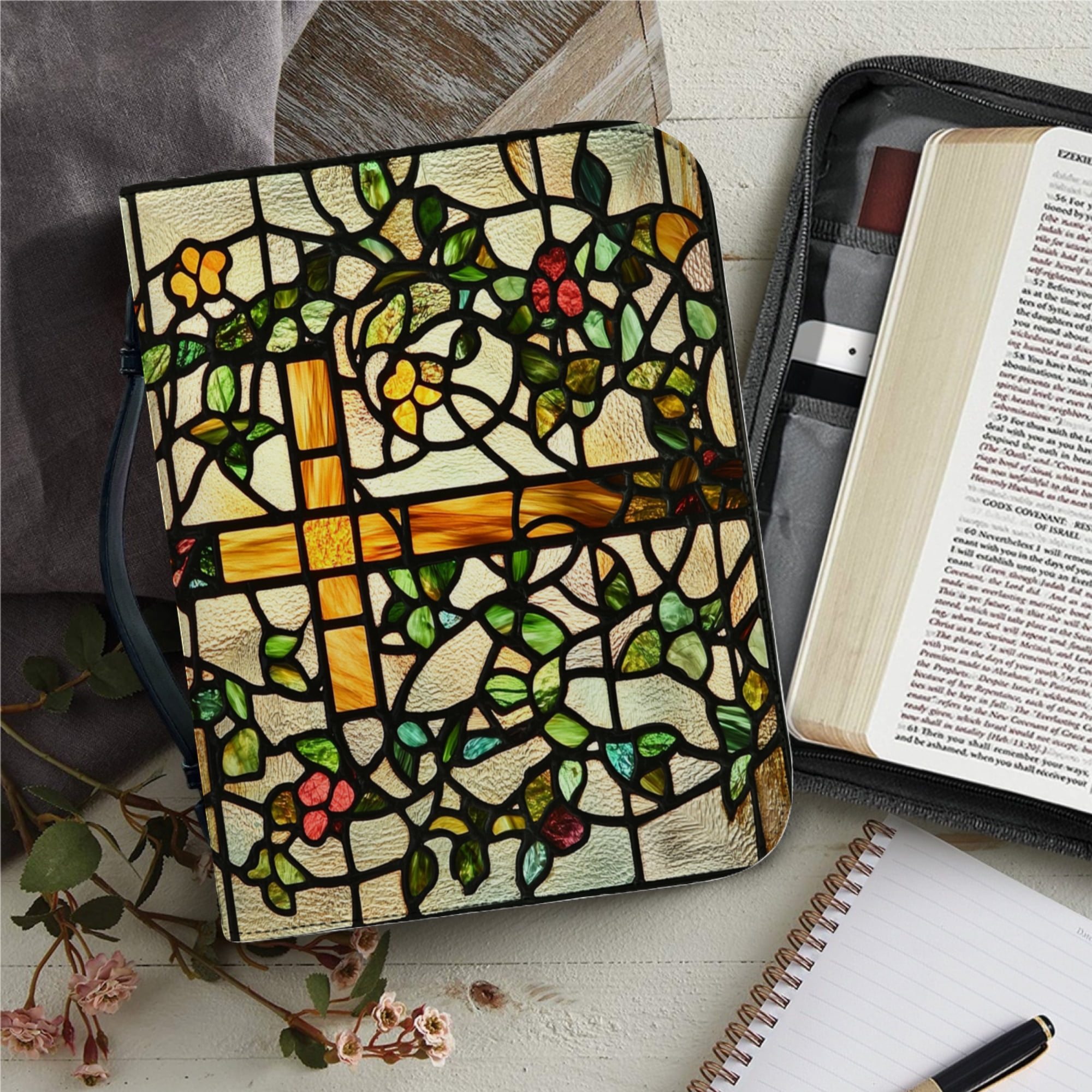 Bible Bags Ladies Storage Christian Bible Cover Case for Women ...