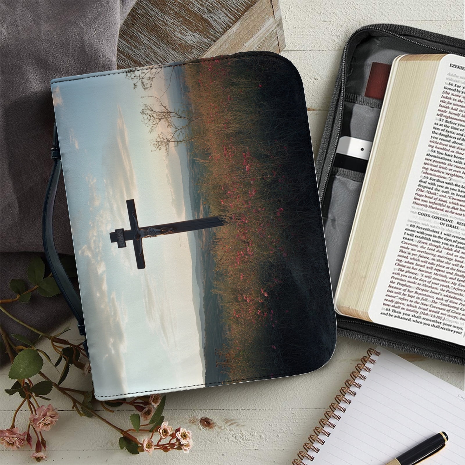 Bible Bags Ladies Storage Christian Bible Cover Case for Women ...