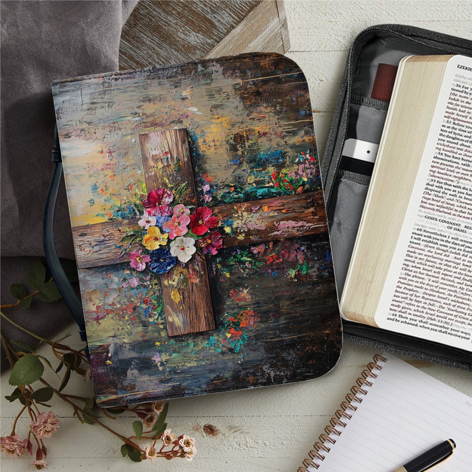 Bible Bags Ladies Storage Christian Bible Cover Case for Women ...