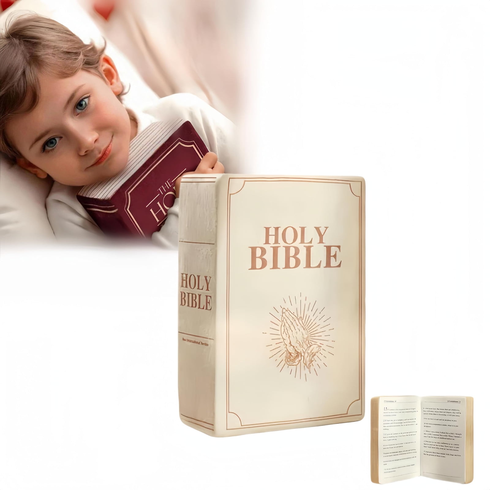 Bible Book Plush That Opens Holy Bible Book Book Shape Bible Verse ...