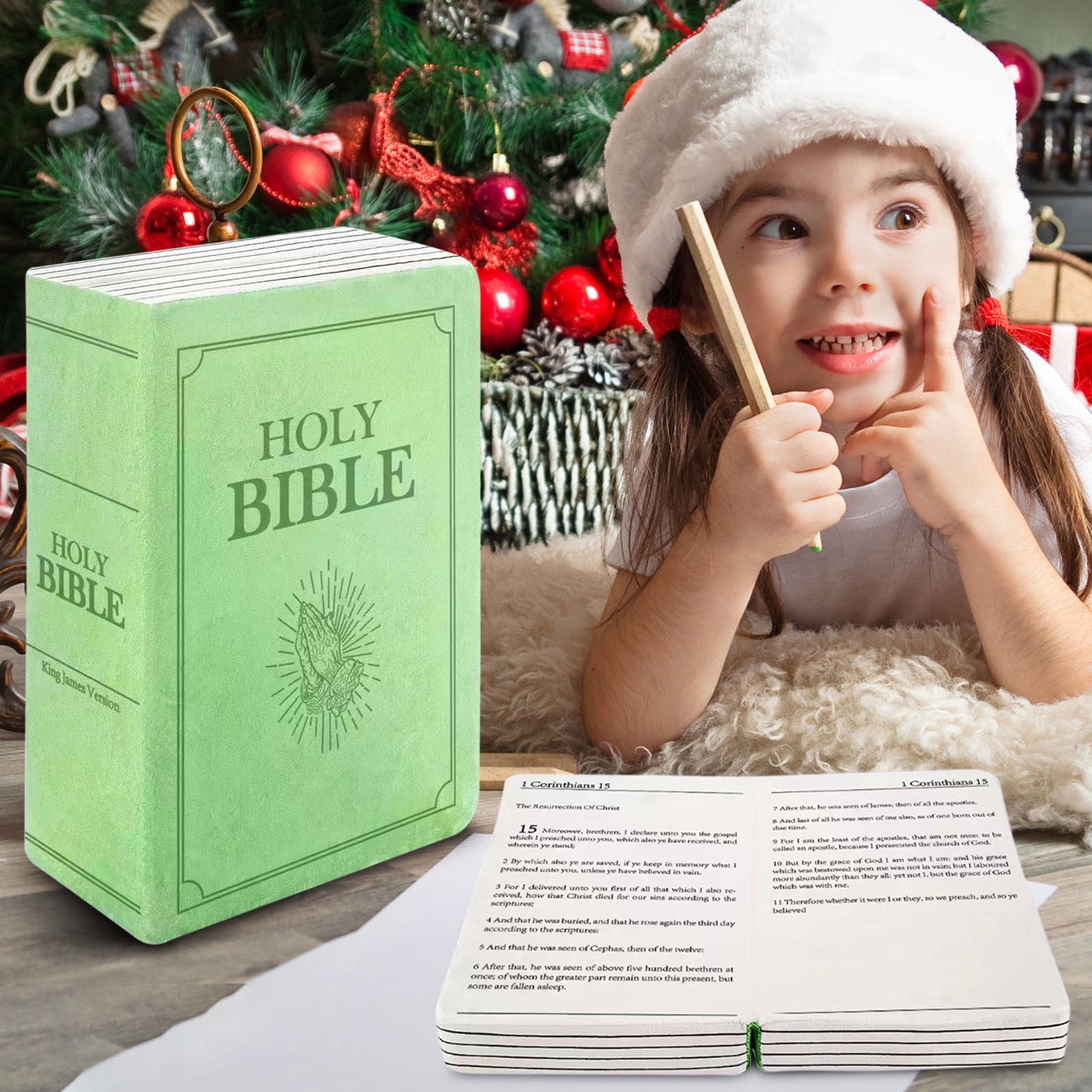 Bible Book That Opens Holy Bible Book Book Shape Bible Verse Openable ...