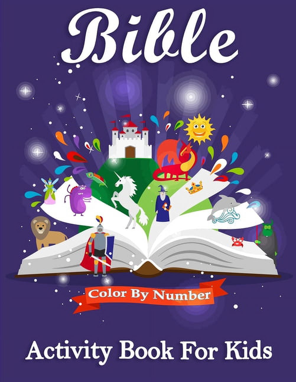 Bible Color By Number Activity Book for Kids : A Color by Number ...