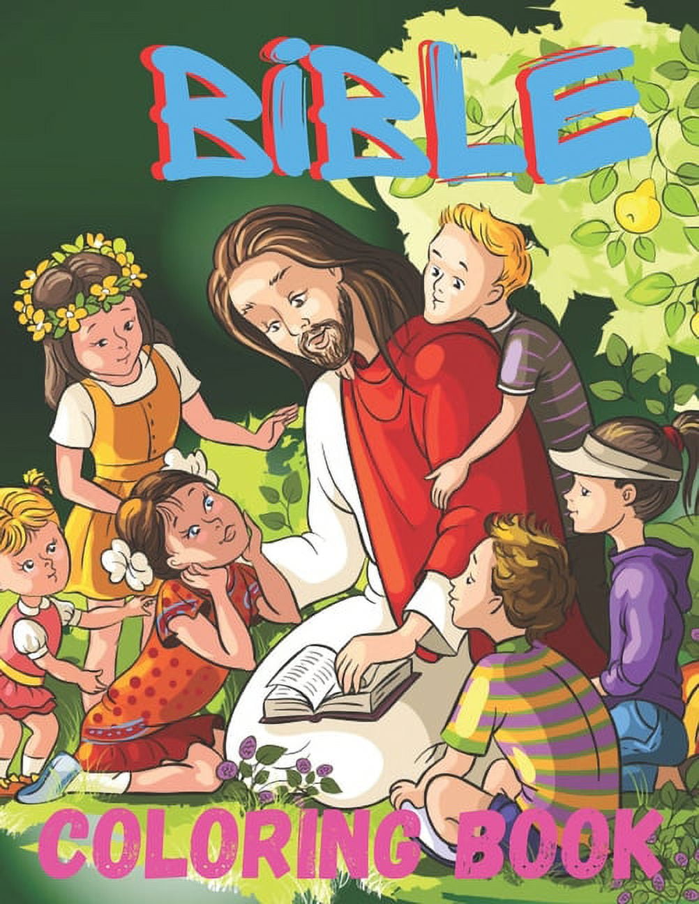 Bible Coloring Book : A Fun Way for Kids to Color through the Bible ...