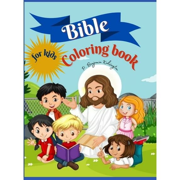 Bible Coloring Book for kids : Amazing Coloring book for Kids 50 Pages ...