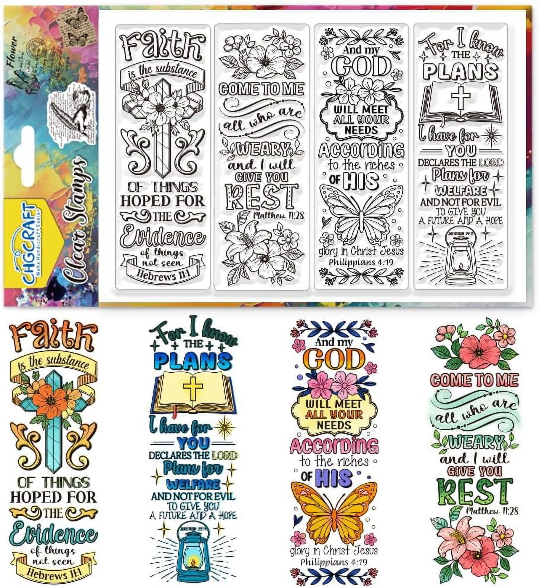 Bible Coloring Bookmarks Clear Stamps Transparent Stamps Puppy Silicone ...