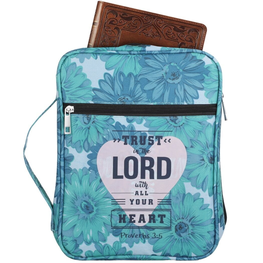 Bible Cover Case, Book Cover Bag, Bible Case Organizer, Floral Pattern ...