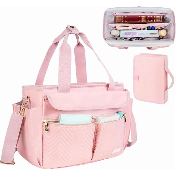 Bible Cover Case for Women,Bible Tote Bag with Shoulder Strap,Church ...