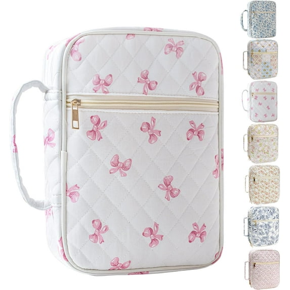 Bible Cover - Church Bag with Handle for Organized Scripture Carry ...