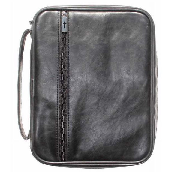 Dicksons Distressed Leather Look Bible Protector Case, X Large, Black ...