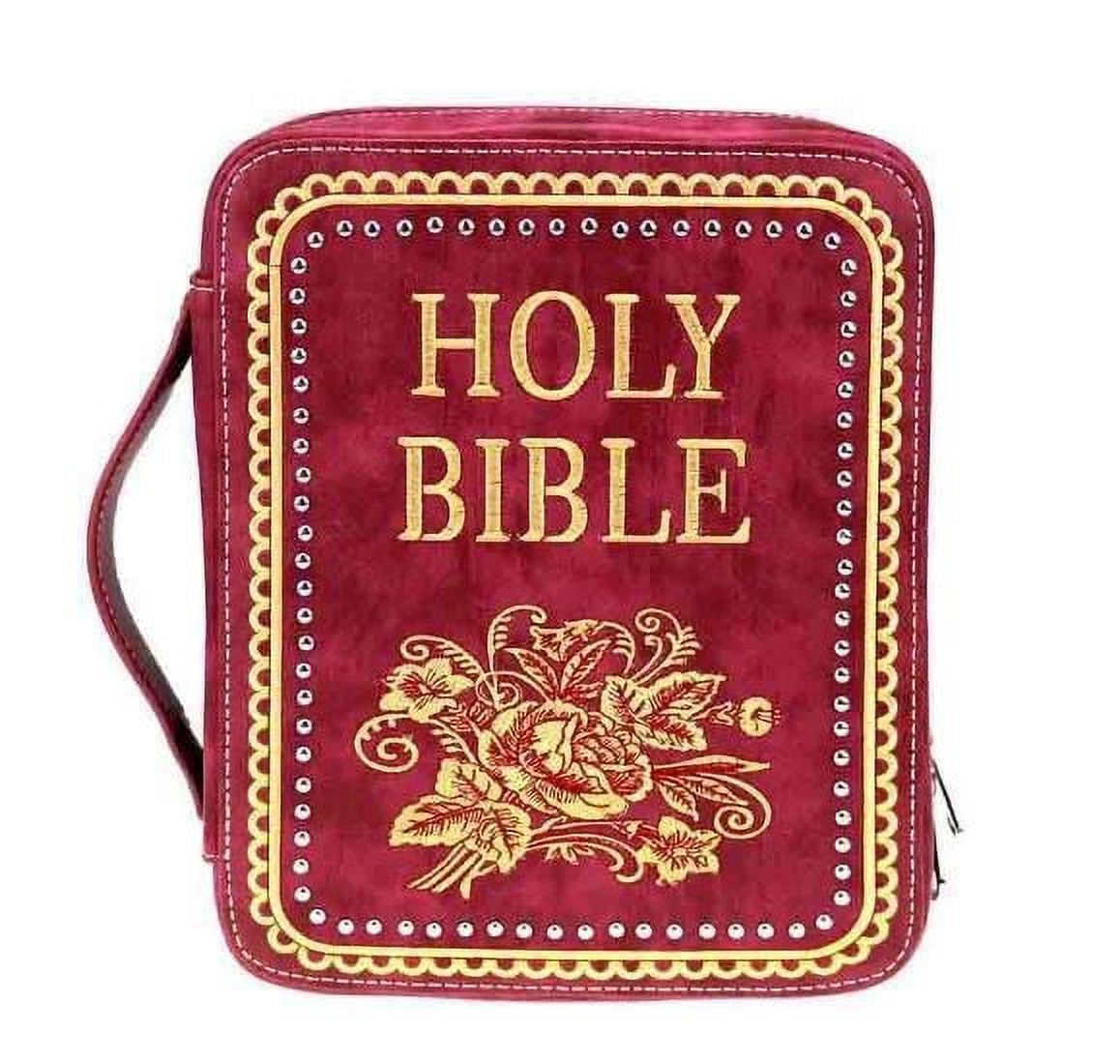 Bible Cover-Holy Bible-Red - Walmart.com