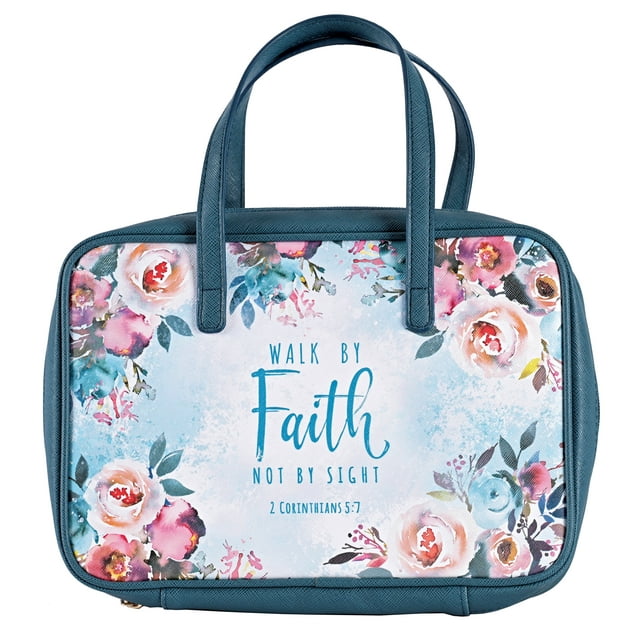 Bible Cover Walk By Faith Green XL - Walmart.com