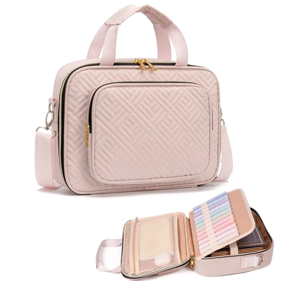 Bible Cover for Women Bible Case, Large Bible Bag w/Shoulder Strap ...