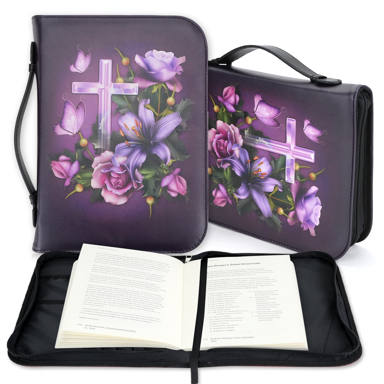 Bible Covers Case for Women Men, Bible Cover, Bible Case Bag, Large ...