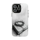 Bible Crown of Thorns Sketch Religious Faith Symbol Phone Case with ...
