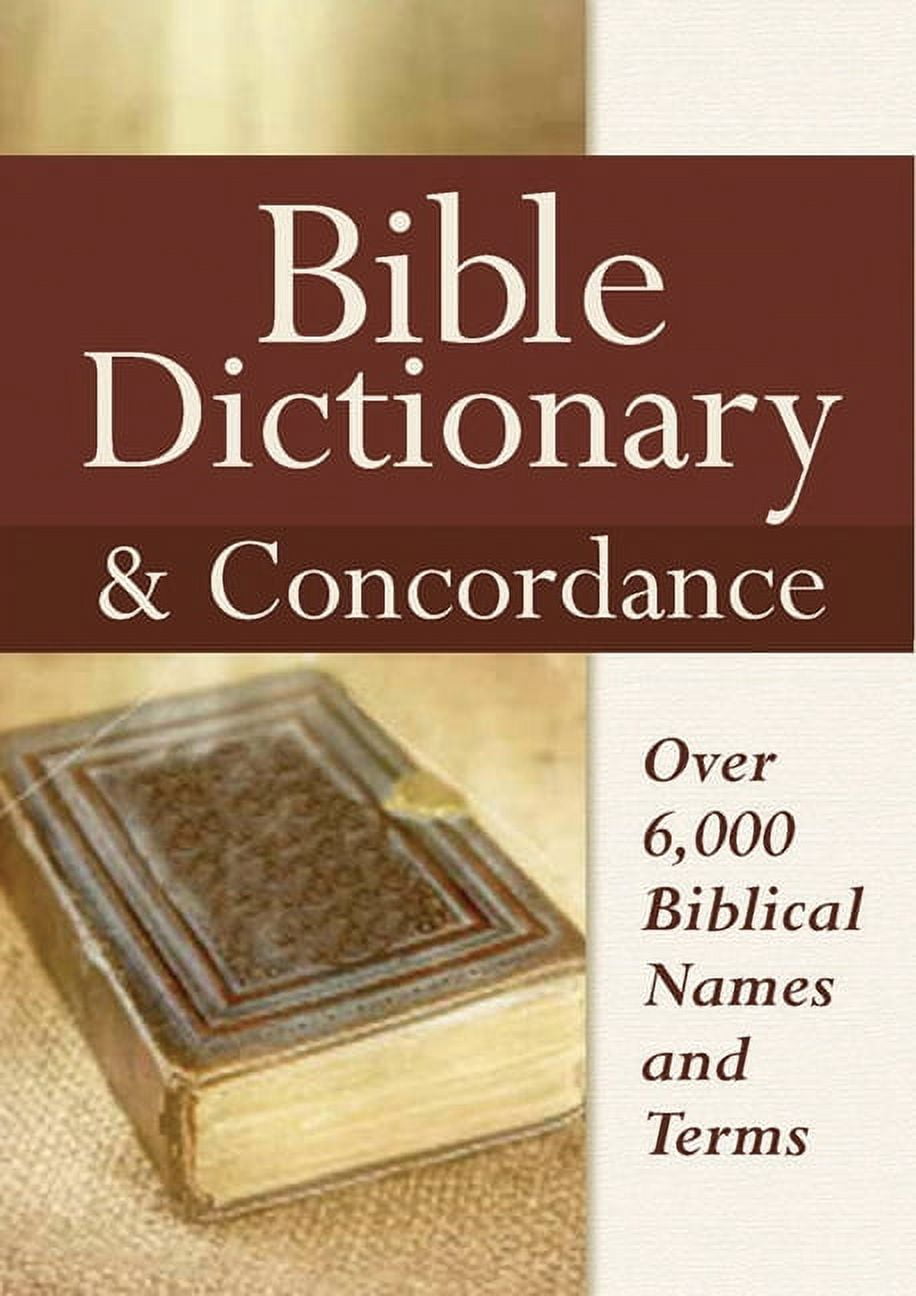 Bible Dictionary & Concordance (Hardcover) - English King James Version ...