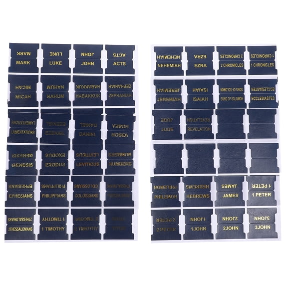 Bible Index Tags Bookmarks Highlighters No Bleed for Men - Walmart.com