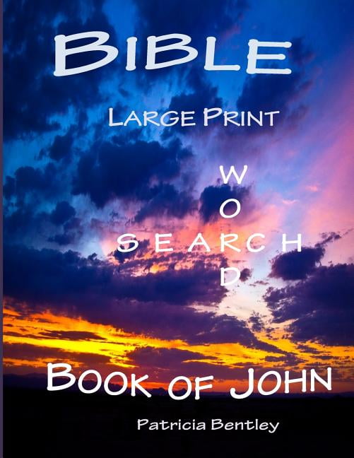 Bible Large Print Word Search: Book of John, (Paperback) - Walmart.com