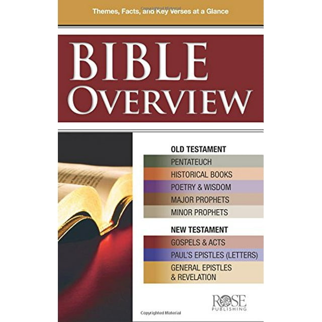 Pre-Owned Bible Overview : Know Themes, Facts, and Key Verses at a ...