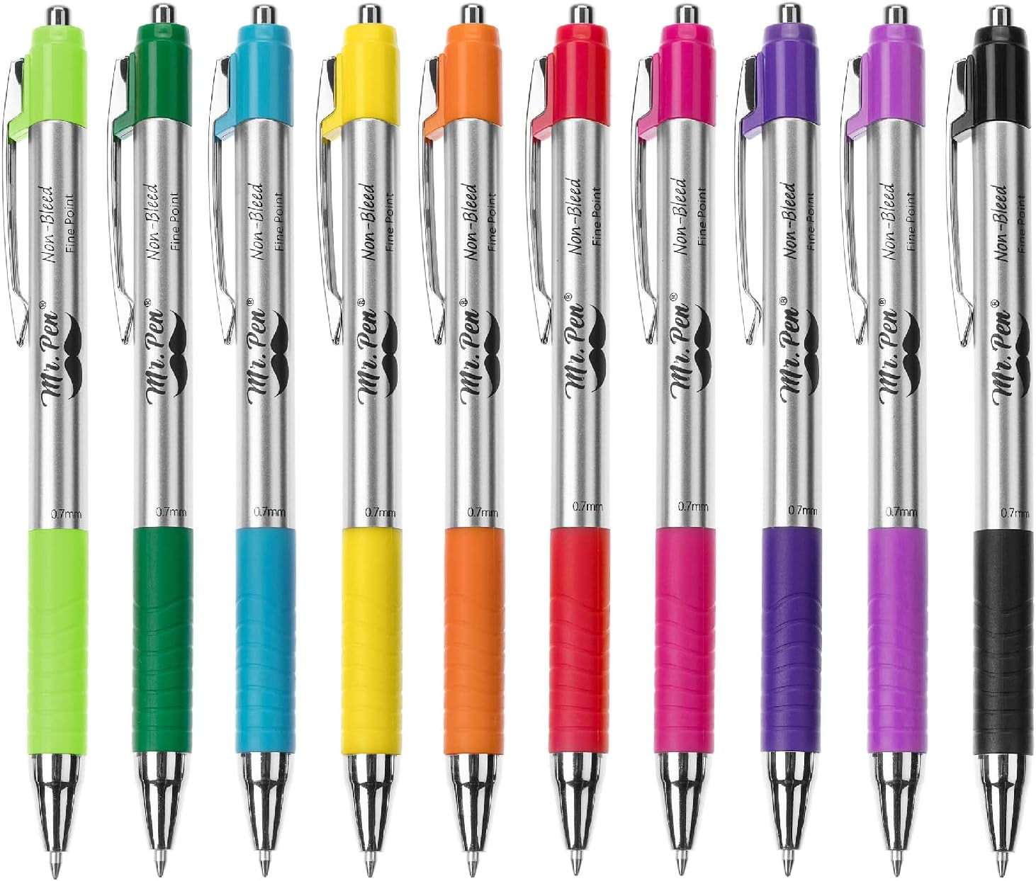 - Bible Pens No Bleed Through, 10 Pack, Bible Journaling Pens, Colorful ...