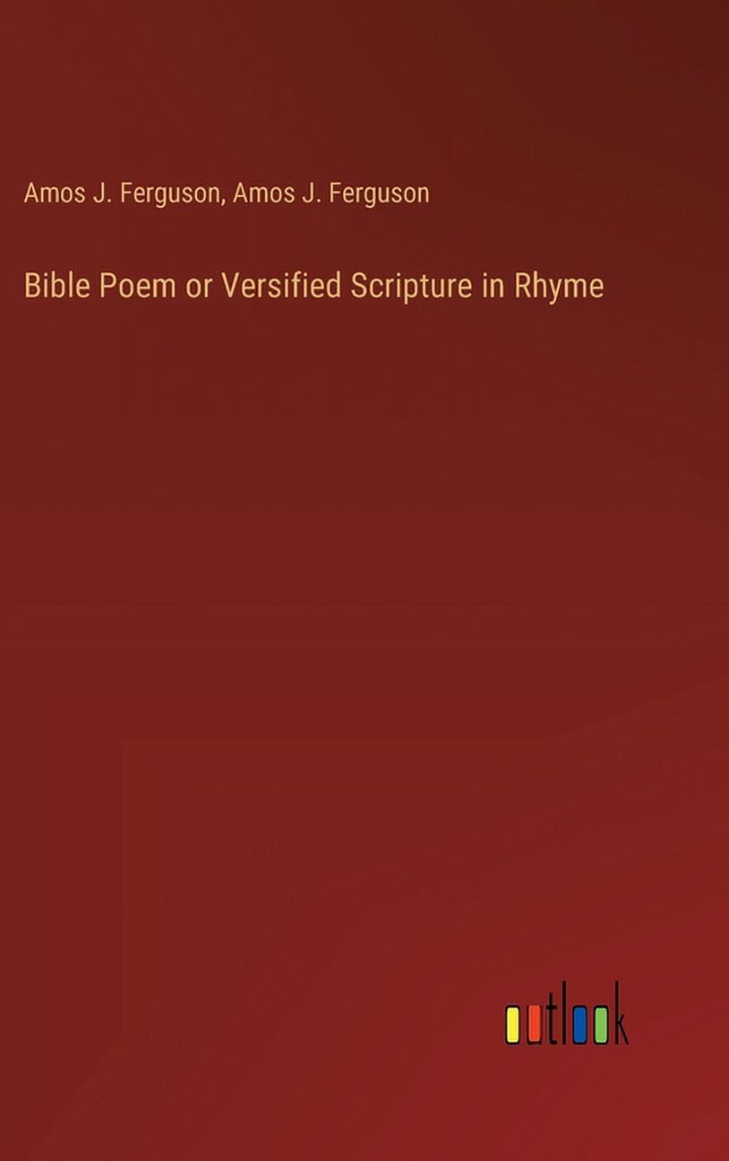 Bible Poem or Versified Scripture in Rhyme (Hardcover) - Walmart.com