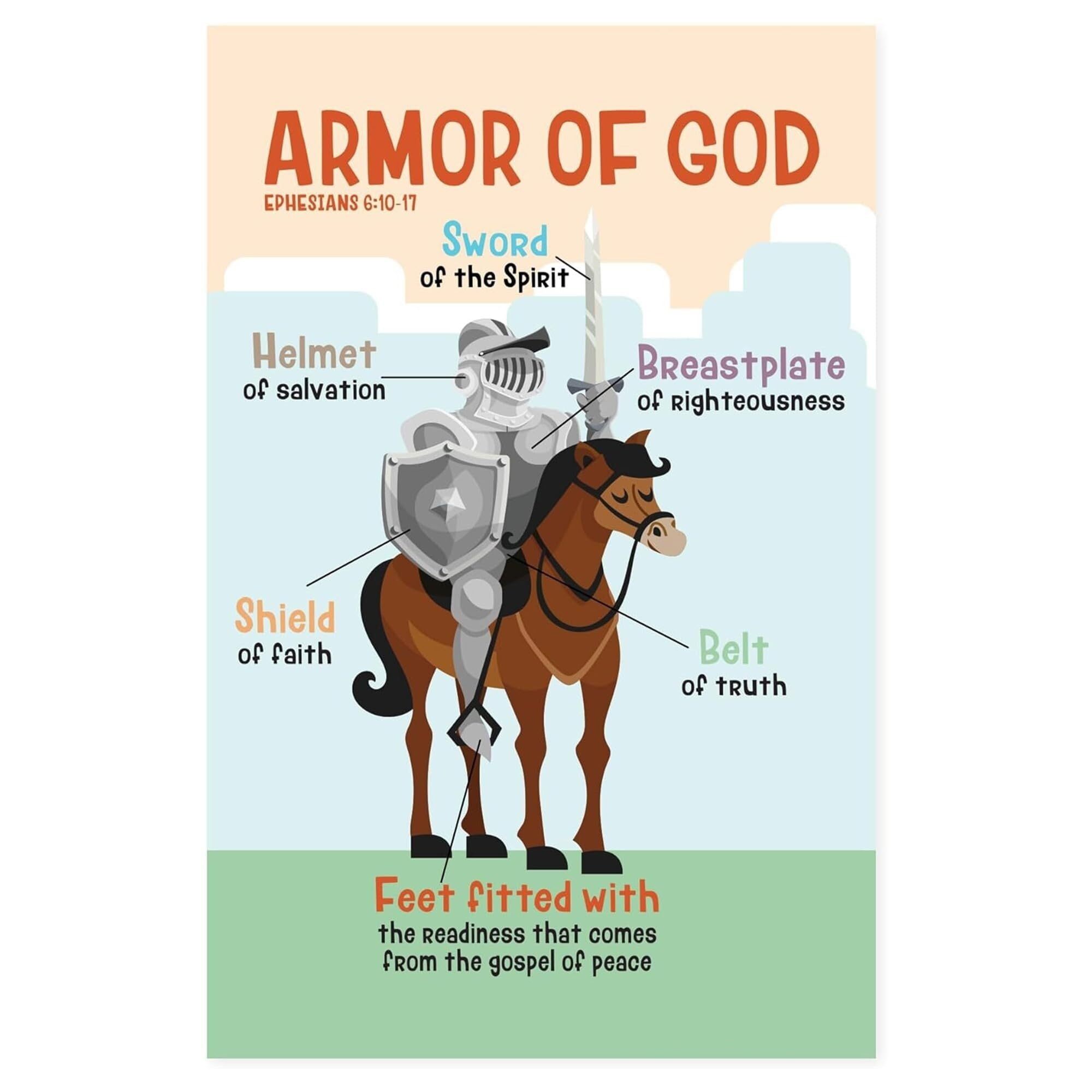 Bible Posters For Kids - Armor of God Sunday School Posters For ...