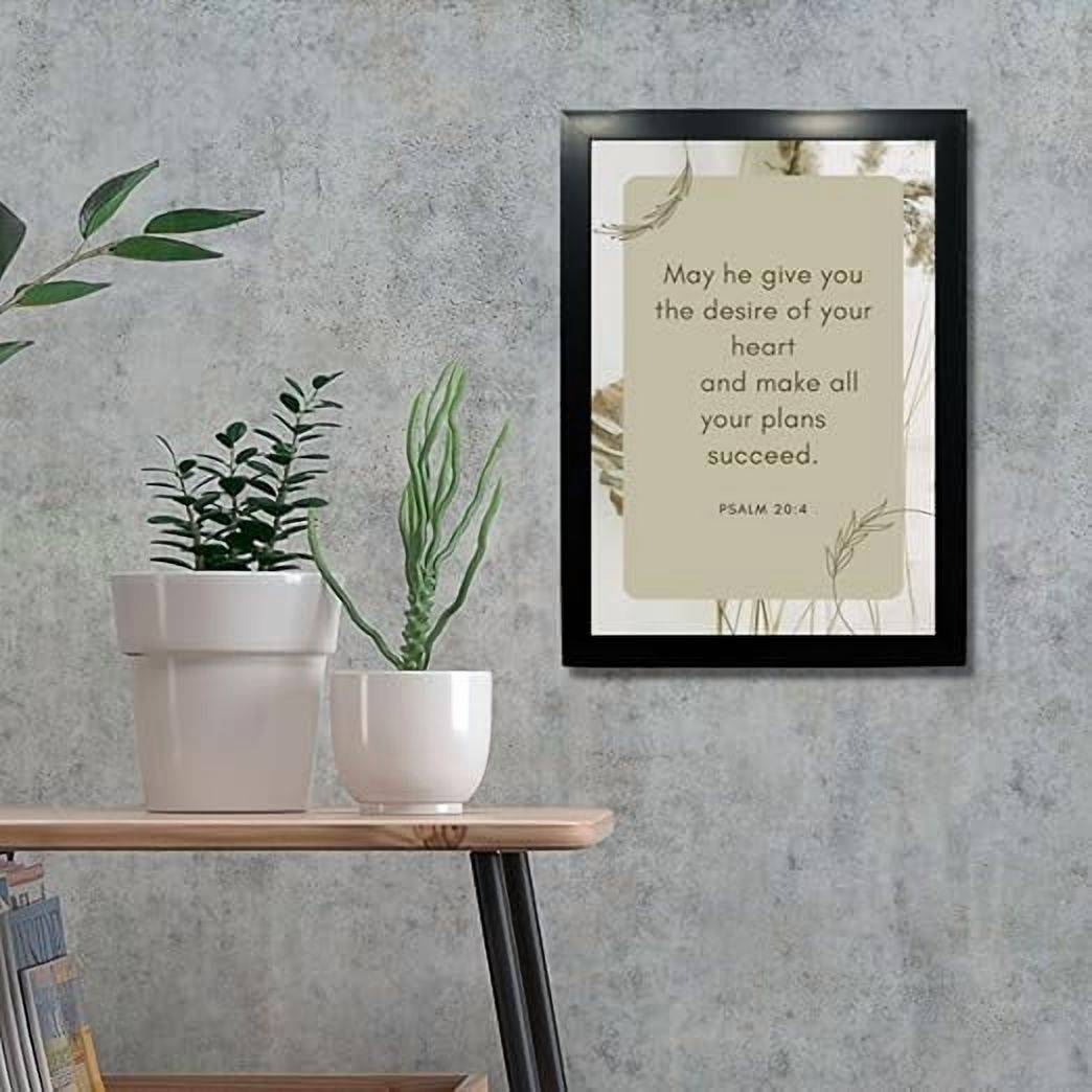 Bible Psalms Wall Frames - Bible Verses Wall Decor for Prayer Room ...
