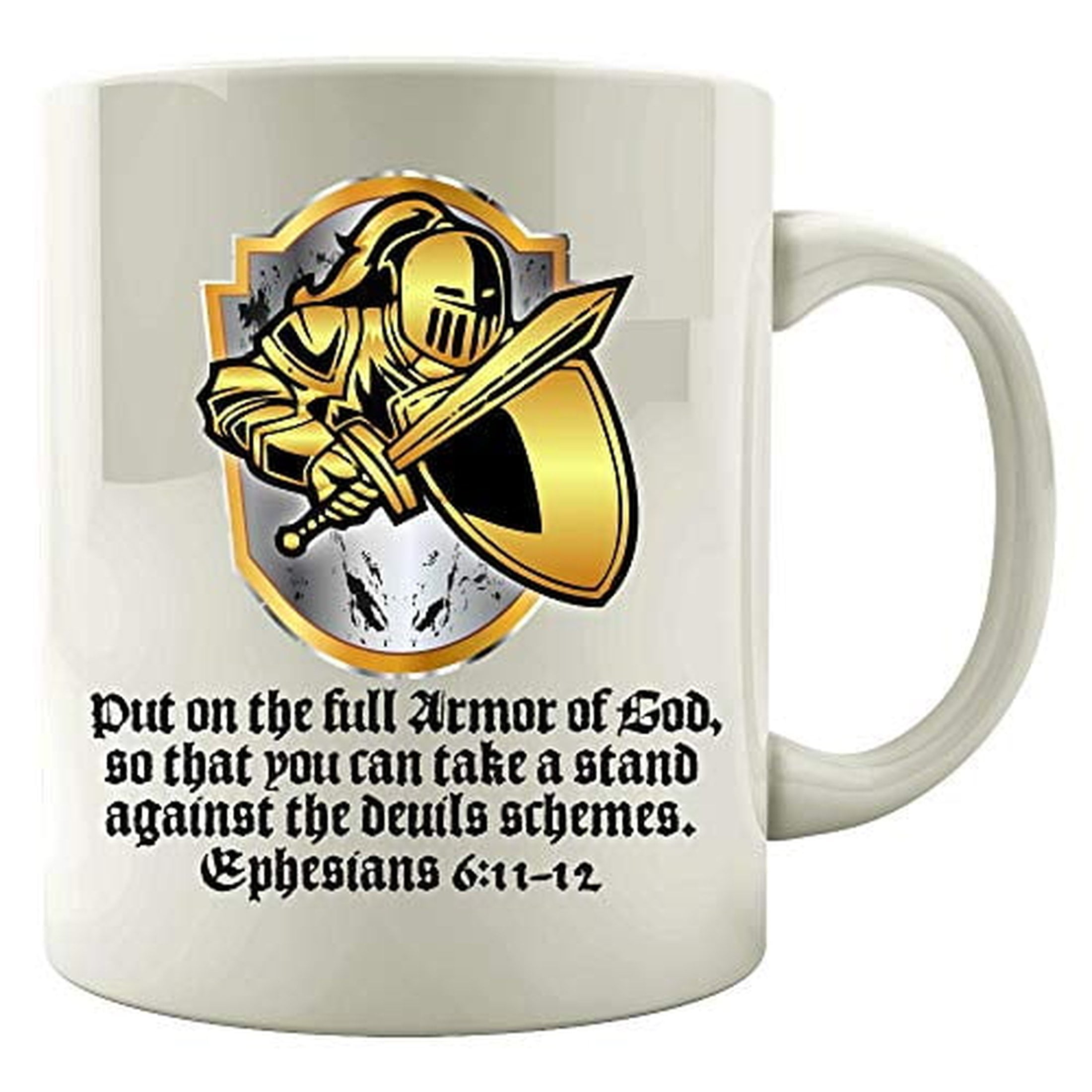 Full Armor of God Inspirational Mug - Religious Scripture for Daily ...