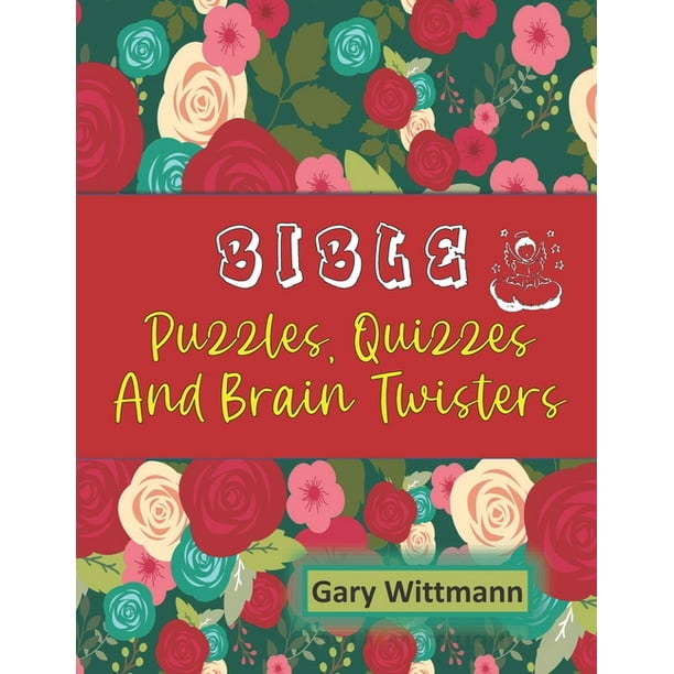 Bible Puzzles, Quizzes and Brain Twisters: Large Print--easy to read. - Walmart Business Supplies