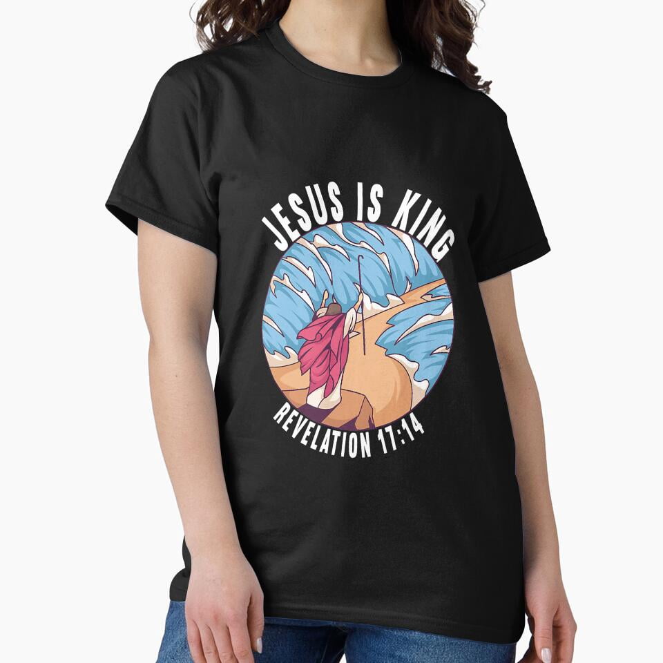 Bible Scripture Split Shirt, Casual Graphic Tee, Everyday Short Sleeve ...