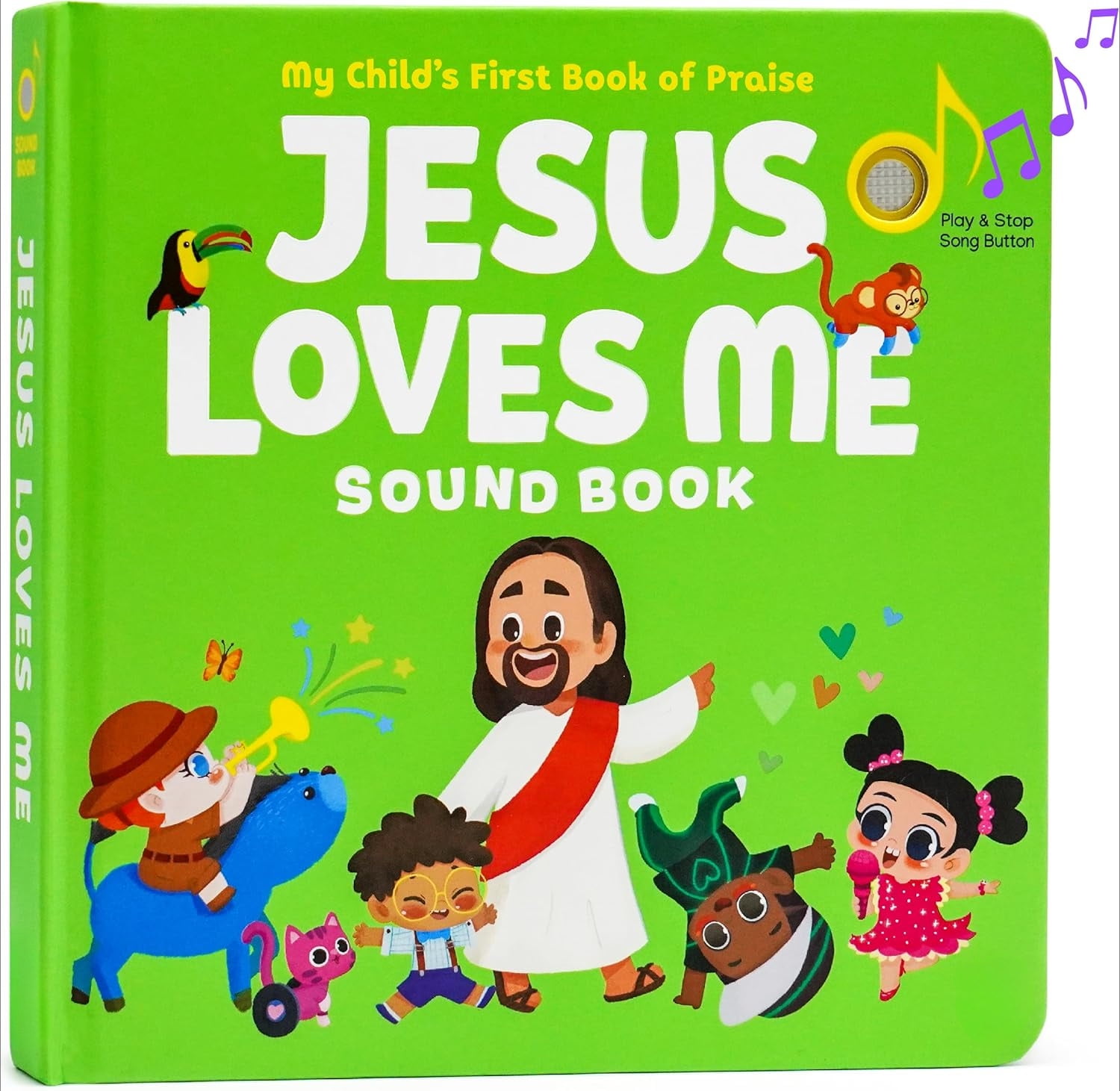 Bible Stories Christian Sound Books for Kids - 6 Bible Songs ...