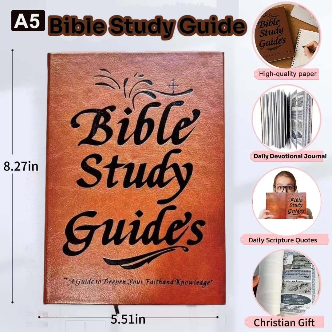 Bible Study Notebook, 66 Page Scripture Journal Planner for Christians ...