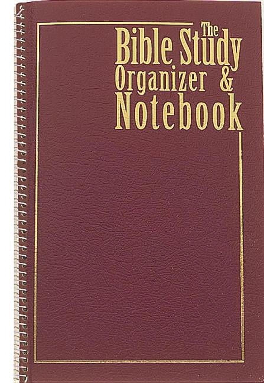 Barbour Publishing, Bible Study Organizer & Notebook, Hardcover, 112 ...