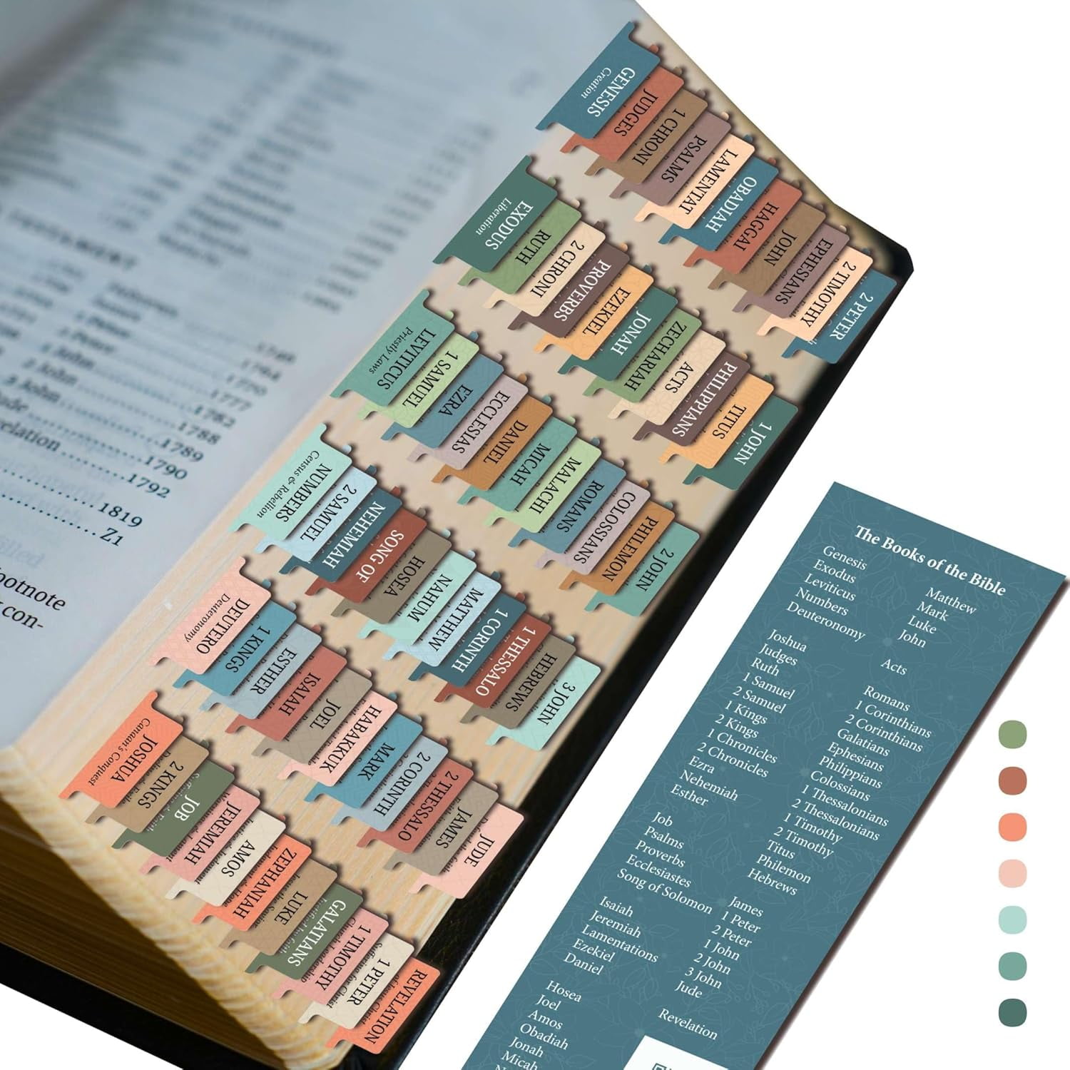Bible Tabs Premium Tear Resistant Bible Tabs – Easy to Apply, Laminated ...