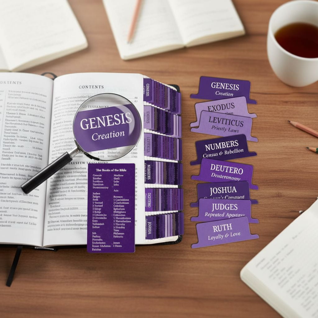 Bible Tabs Premium Tear Resistant Bible Tabs – Easy to Apply, Laminated ...